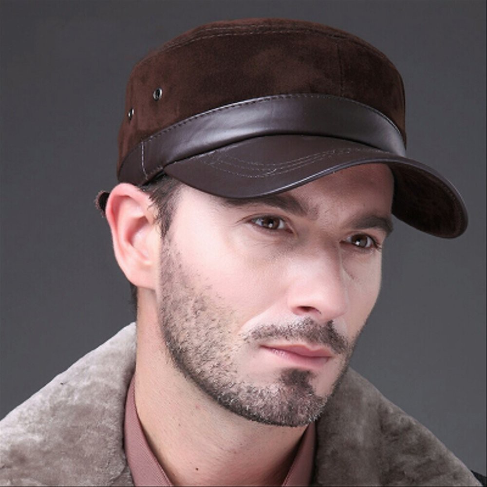 Men'S Genuine Leather Hat | Shopee Philippines