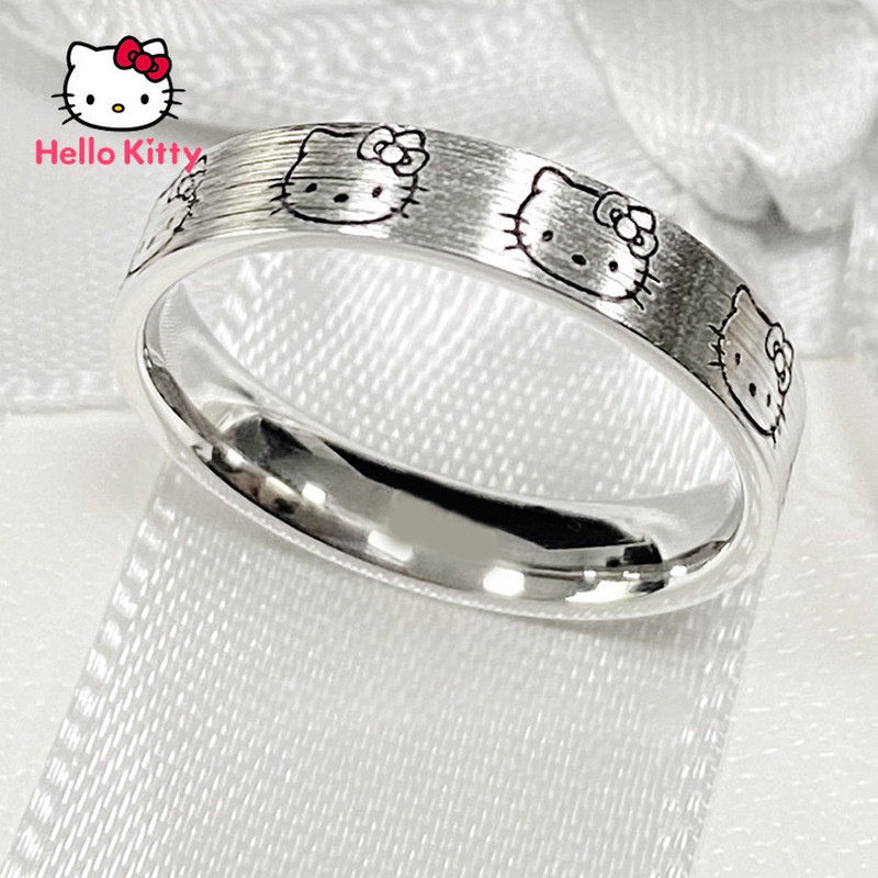 Sanriod Anime Kuromi Kt Cat Finger Ring Open Ring Women Men Lover ...