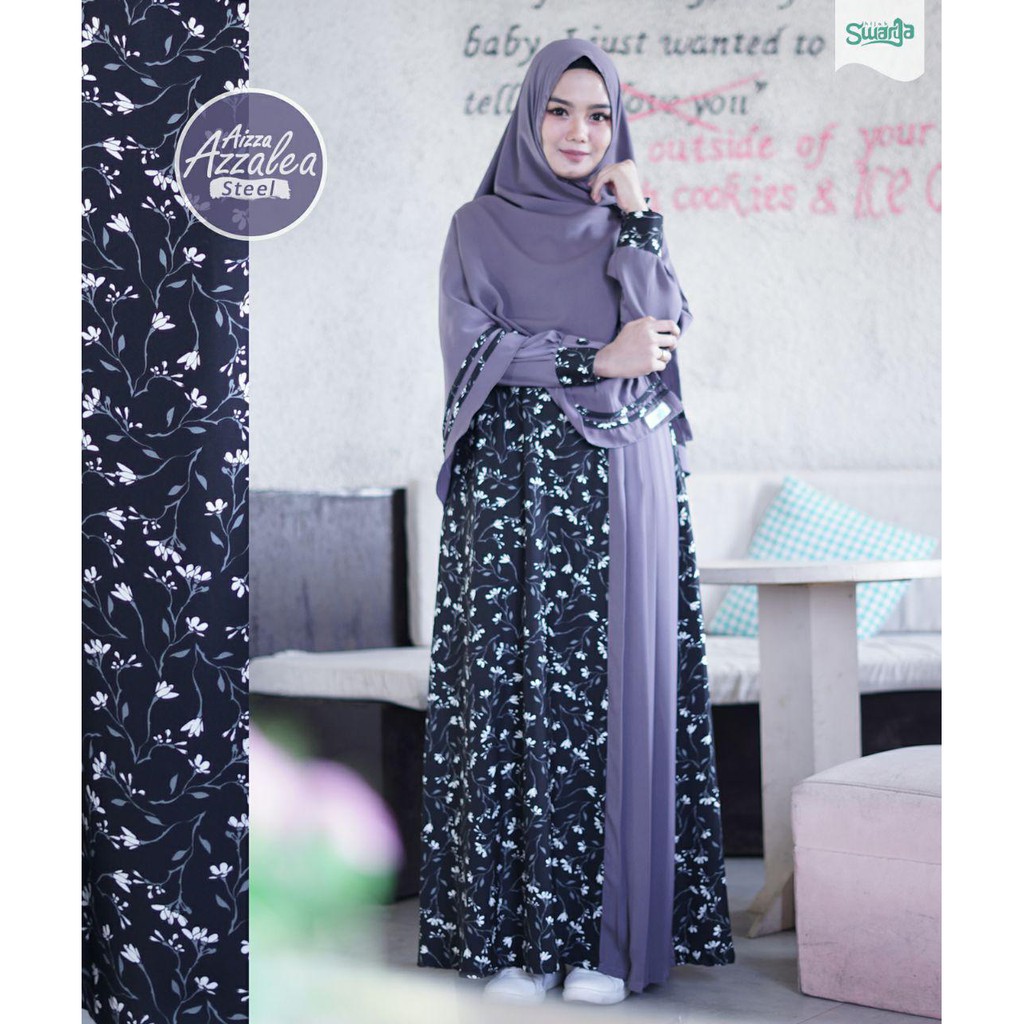 Aizza AZZALEA GAMIS BY SWARGA HIJAB | Shopee Philippines