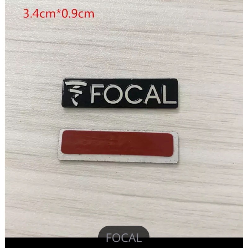 3d Focal Emblem Sticker Decal Logo Audio Speaker | Shopee Philippines