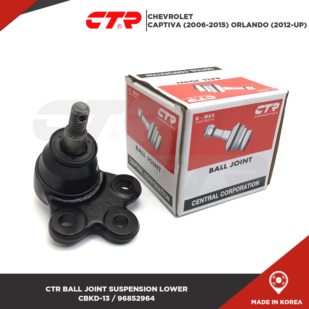 CTR Ball Joint Lower CBKD-13 / 96852964 Chevrolet Captiva (2006-2015), Orlando (2012-up) - 1pc ...