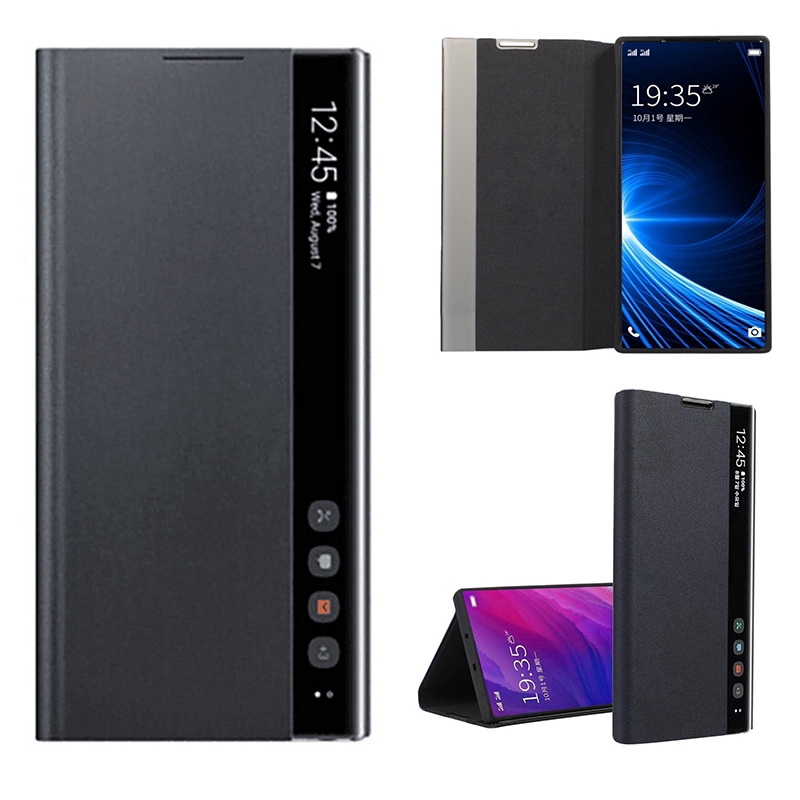 Smart Clear View Flip Side Window Leather Phone Case For Samsung Note 8 ...