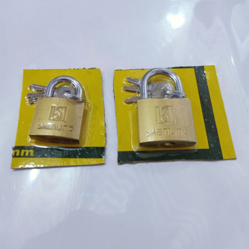 Padlock with 3 keys (Shenling) | Shopee Philippines
