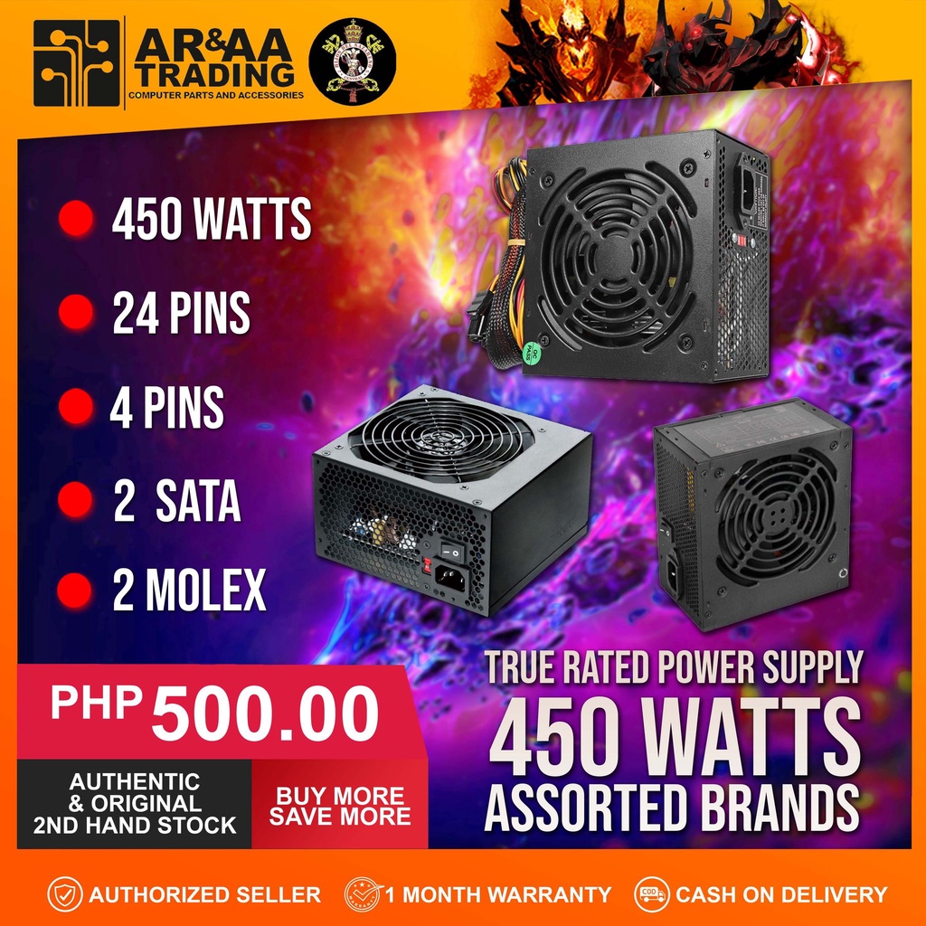 True Rated PSU 450watts | Shopee Philippines