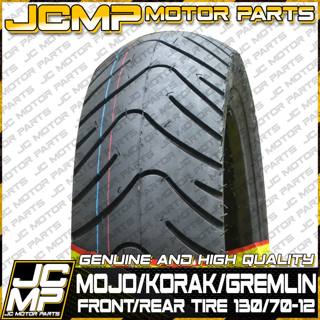 Mojo/Korak/Gemlin/Rango Tire 130/70-12 for Rusi Motorcycle | Shopee ...
