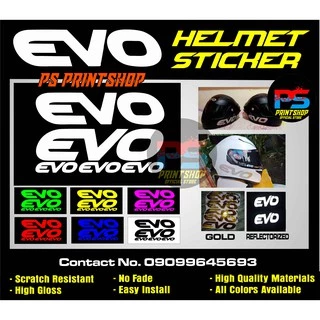 Shop evo helmet decals for Sale on Shopee Philippines