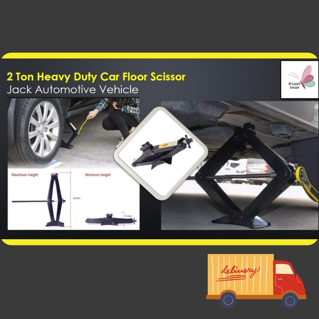 Scissor jack, Heavy Stabilizer, 2 ton stabilizer with handle lift ...