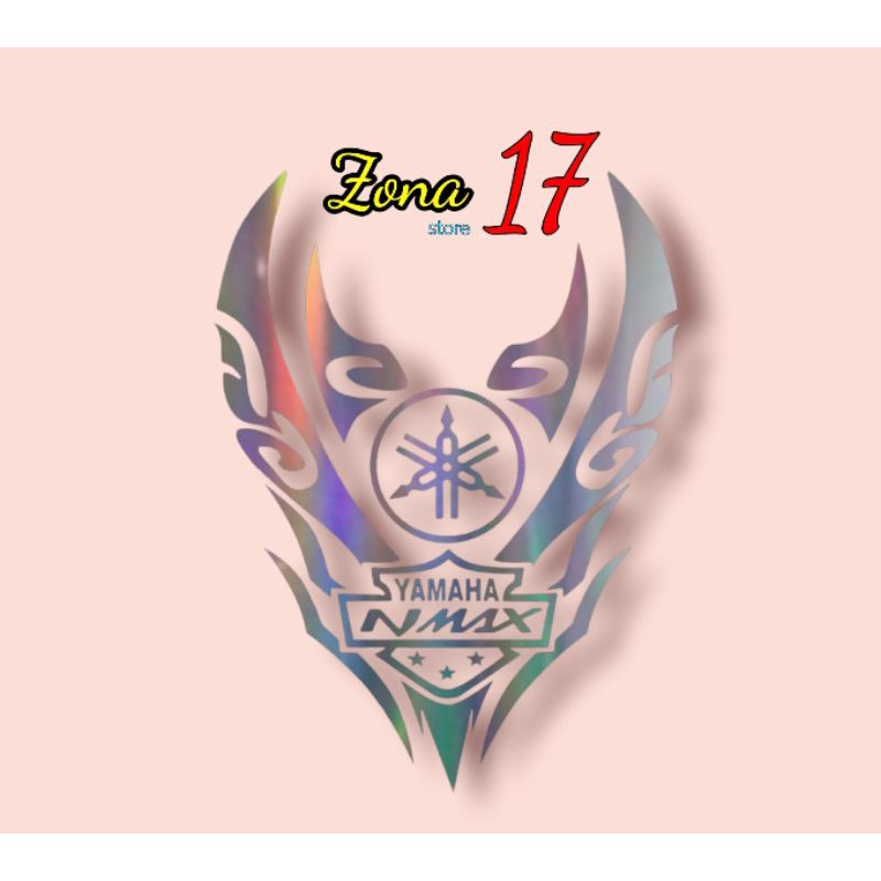 Yamaha N MAX CUTTING VISOR STICKER, YAMAHA NMAX VISOR Variation STICKER ...