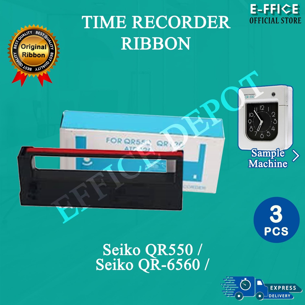 Effice Depot - Time Recorder - Seiko QR550/ Seiko QR-6560 Ribbon ...