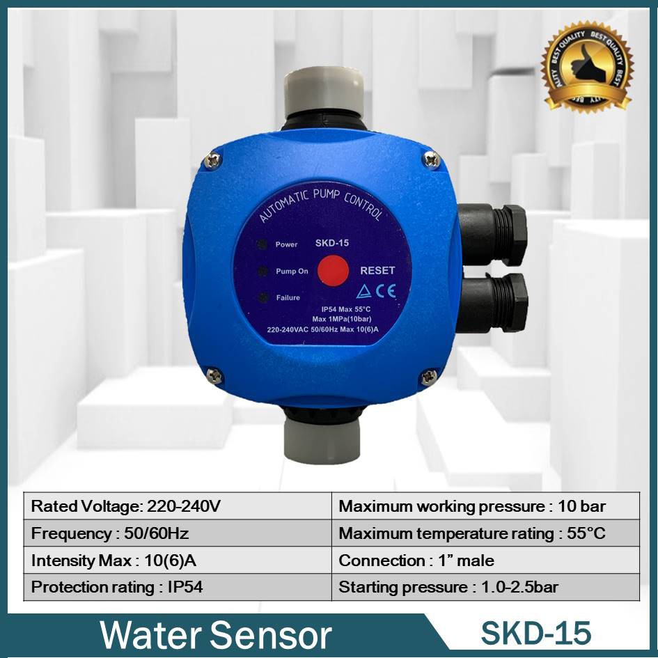 ITALIA Automatic Water Pressure Controller SKD-15 Water Pump and ...