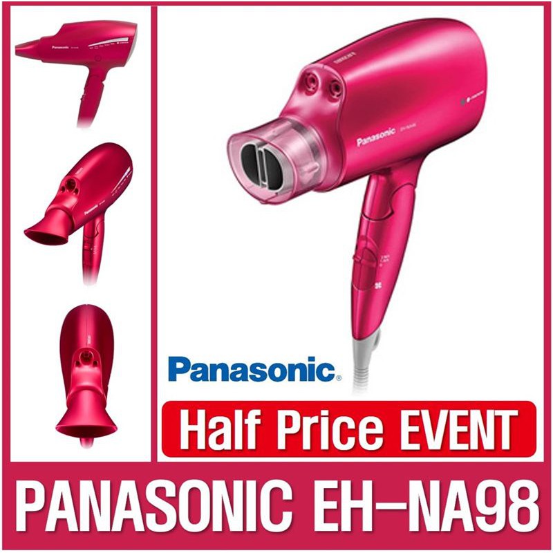 Panasonic Nanoe & Double Mineral Care Hair Dryer EH-NA98 1800W | Shopee ...