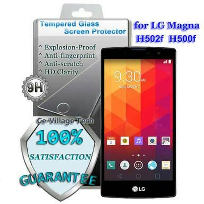 TEMPERED GLASS LG MAGNA H502F ANTI-SCRATCH FULL CLEAR GLASS - SCREEN ...