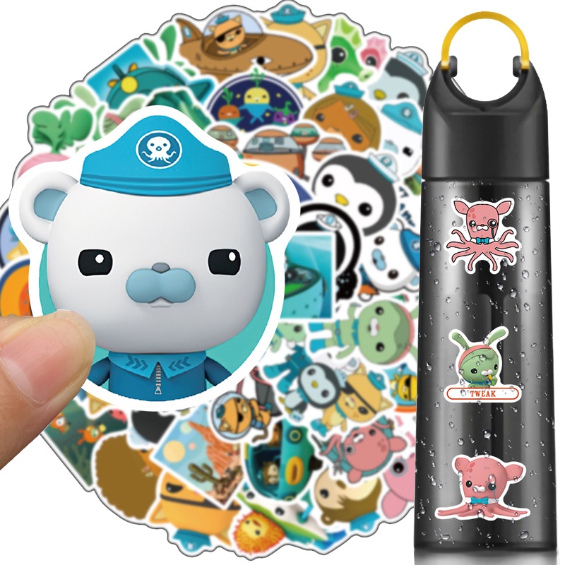 50 Pcs The Octonauts Anime Graffiti Stickers for Laptop Skateboard Bike ...