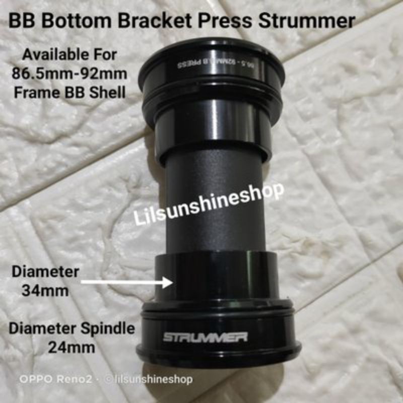 Bb Shell Bottom Bracket Press Strummer Available for 86.5-92mm Bracket ...