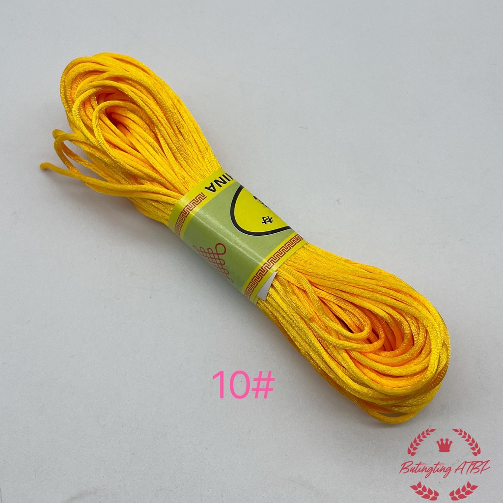 20 mete/ bundle 1.5mm Polyester Braided Long Rope DIY Chinese Knot ...