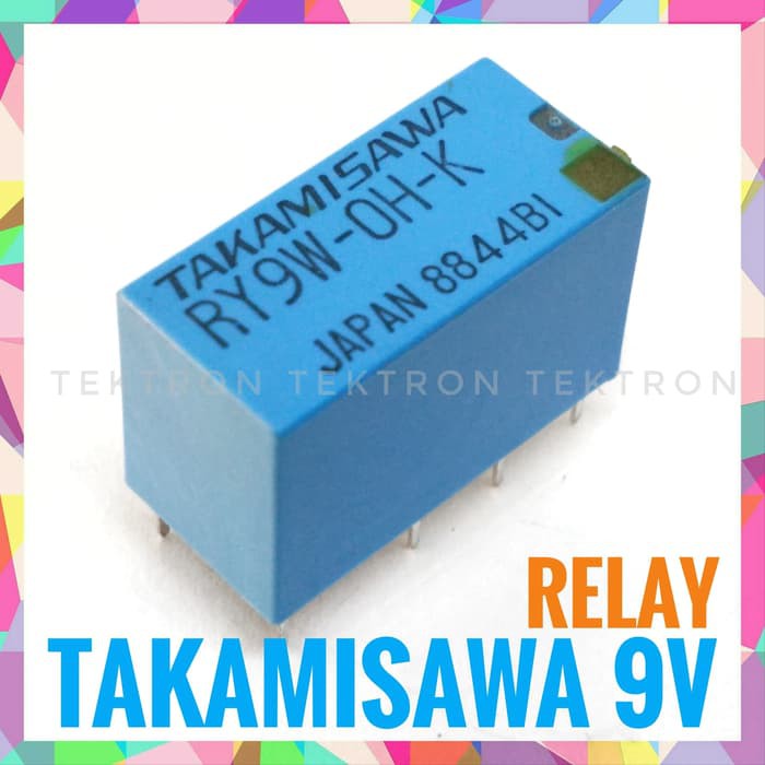 Takamisawa Relay 9VDC RY9W-OH-K DPDT 9v arduino uno | Shopee Philippines