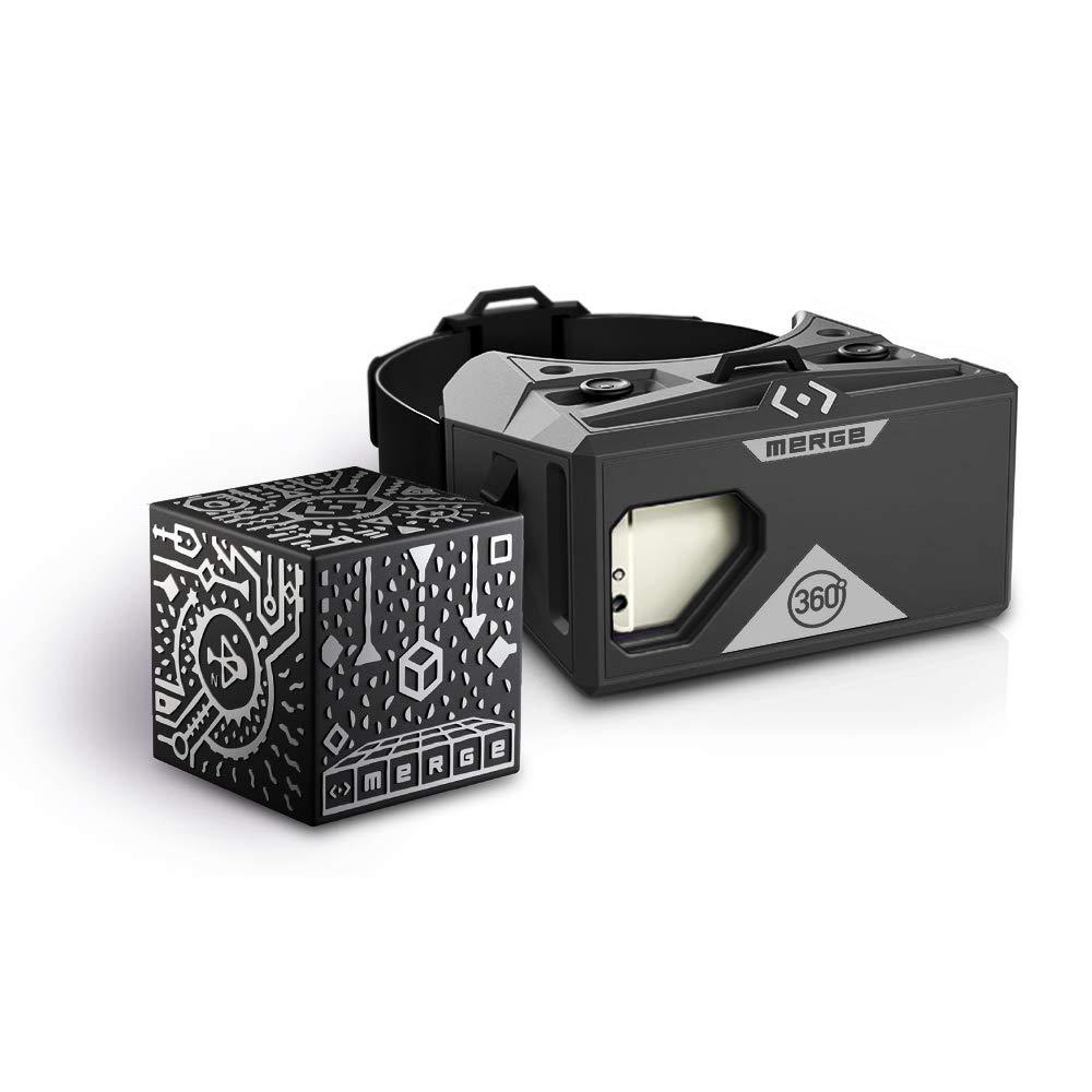 MERGE Cube & Headset Bundle for VR/AR STEM Learning & Mobile Gaming ...
