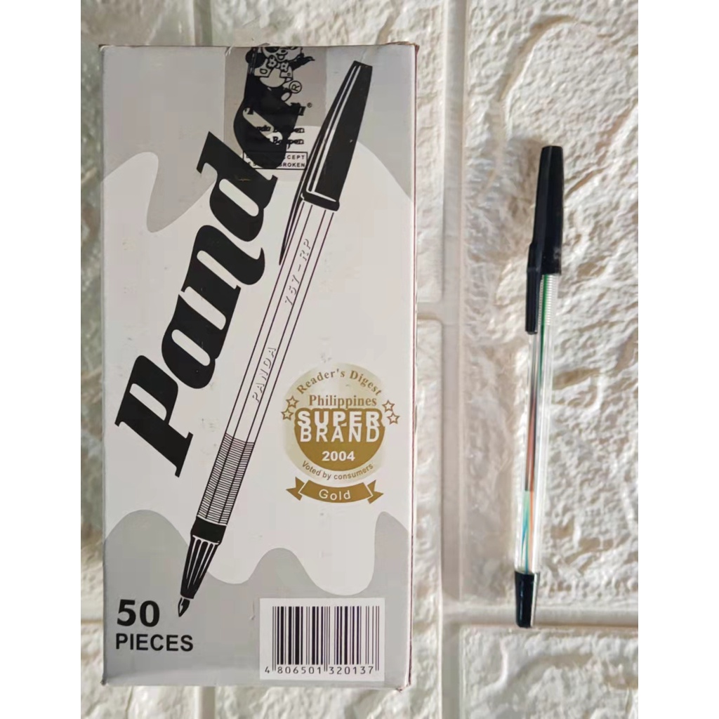 Panda Crystal Ballpen 50 pcs/box | Shopee Philippines