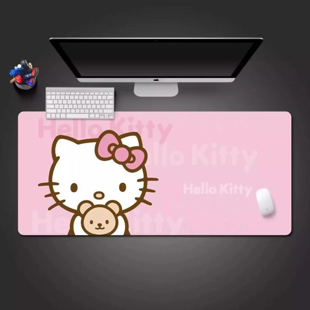 Hello kitty long mouse pad gaming mouse pad (70cm x 30cm) | Shopee ...