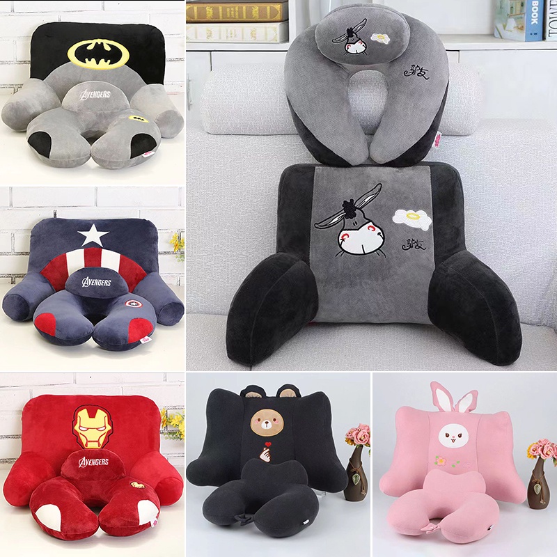 Cute Marvel pillow office lumbar pillow cushion back cushion seat ...