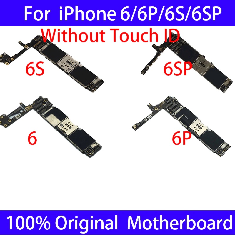 Original For iPhone 6 6p Factory Unlocked Motherboard For iPhone6 6 Plus 6S 6S Plus logic board ...
