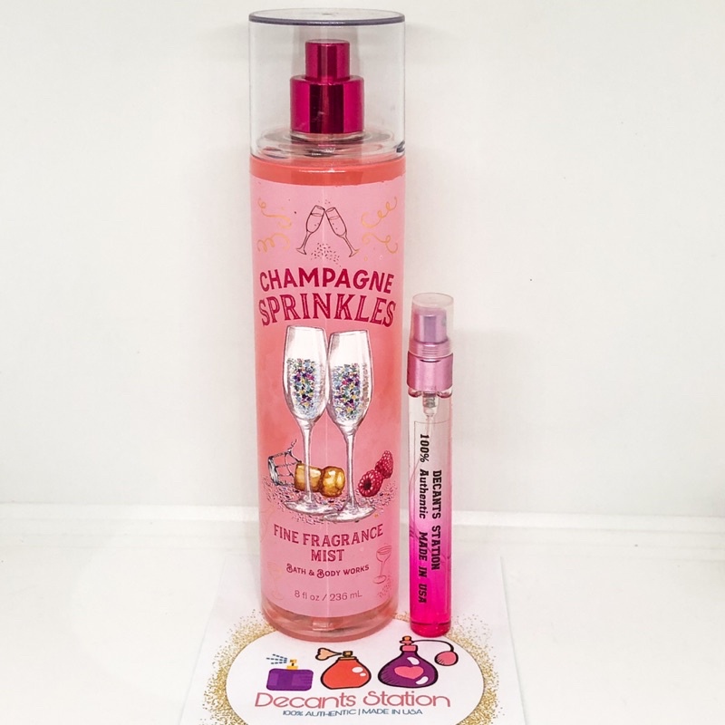 5ml to 10ml TRIAL SIZE: Bath & Body Works Champagne Sprinkles Fine ...