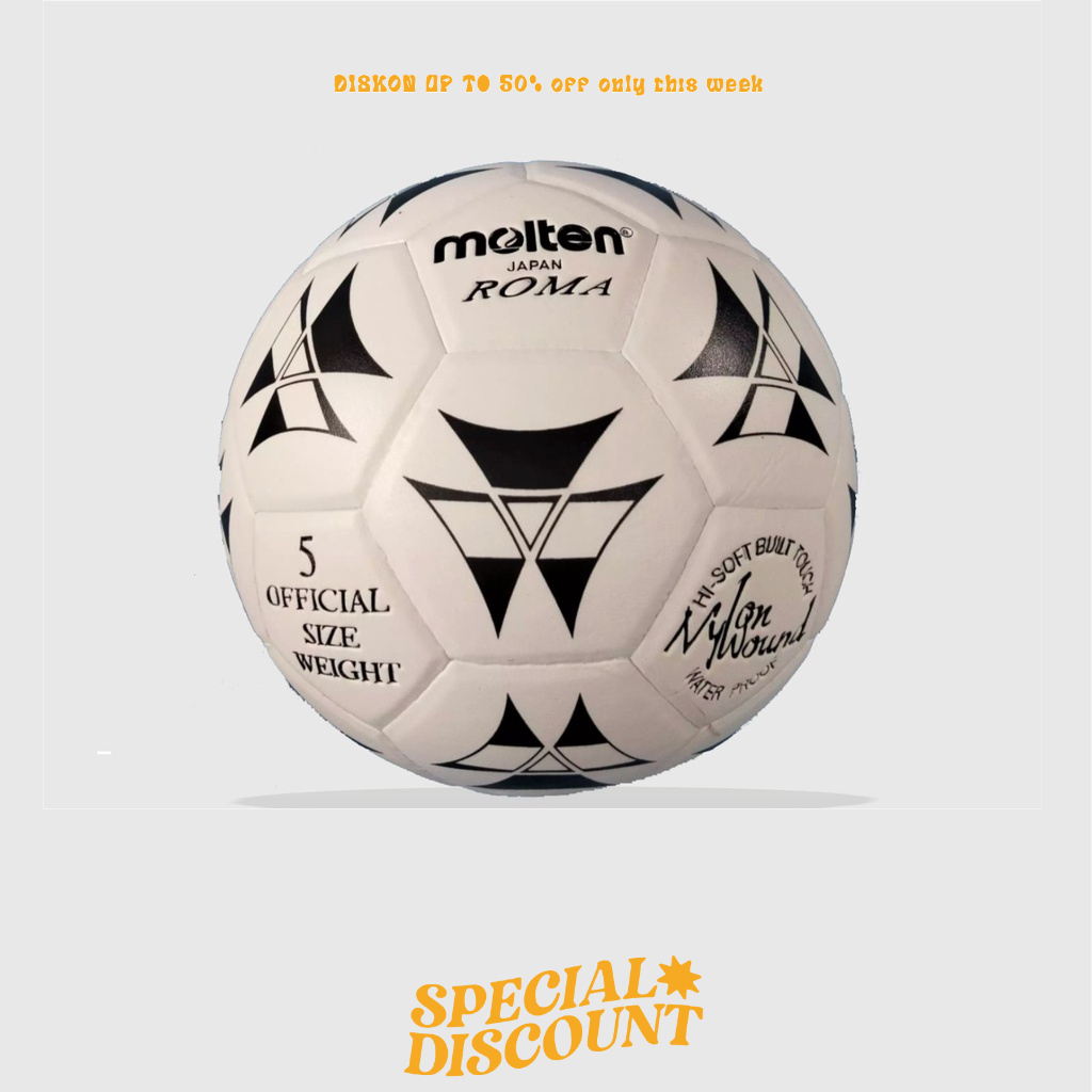 Original Roman Molten Soccer Ball Import Size 5 (Press) | Shopee ...