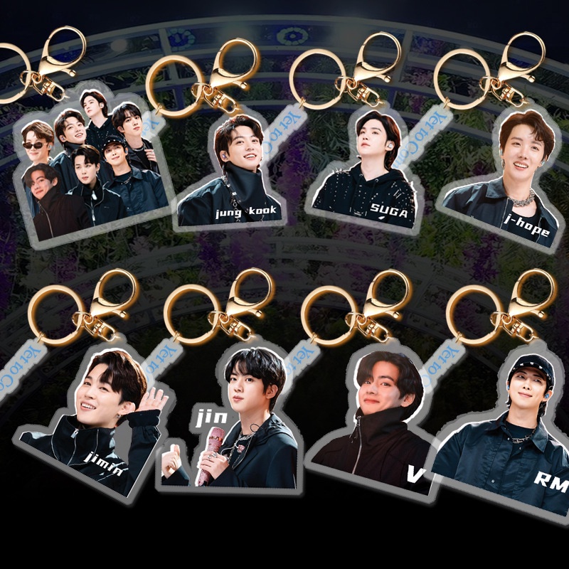 BTS New Album [Proof] Acrylic Keychain Pendant Key Pendant Around the ...