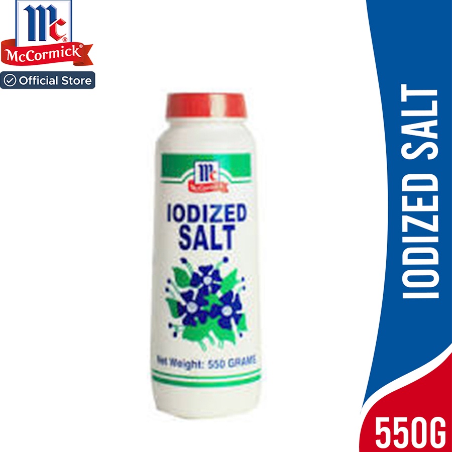 McCormick Iodized Salt 550g | Shopee Philippines