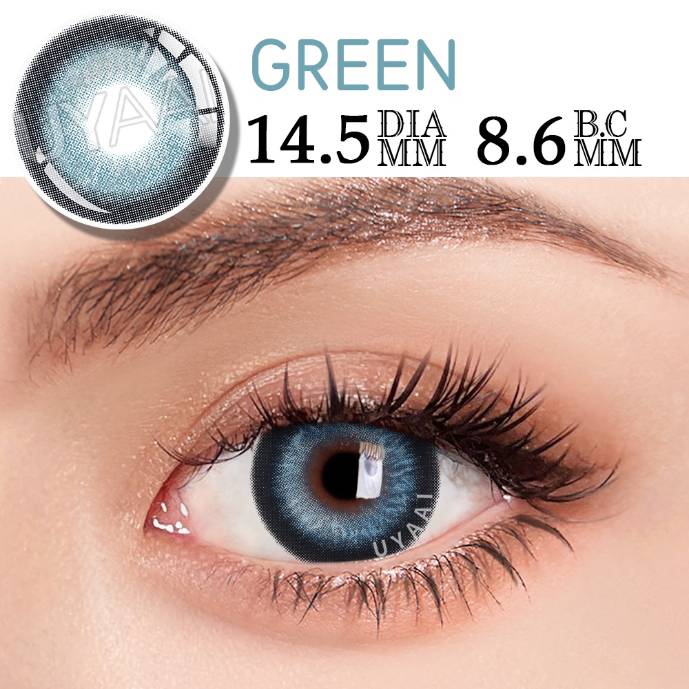UYAAI 2pcs Russian Seriers Colored Contact Lenses Eye Contact Lenses ...