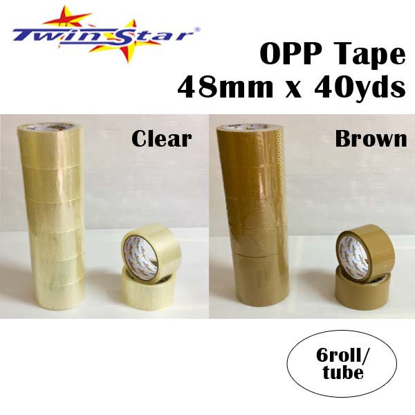 Twin Star OPP Packing Tape [48mm x 40yds] | Shopee Philippines