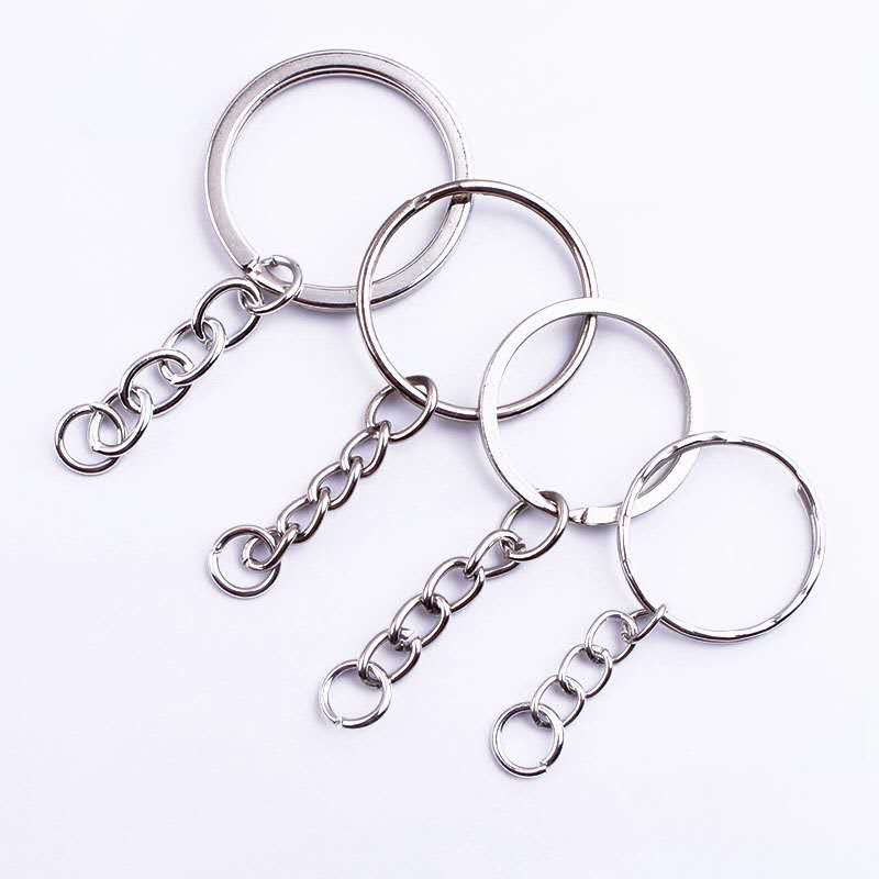 Key Chain Ring With Short Chain Keychain Ring Key Ring Rantai Kunci ...