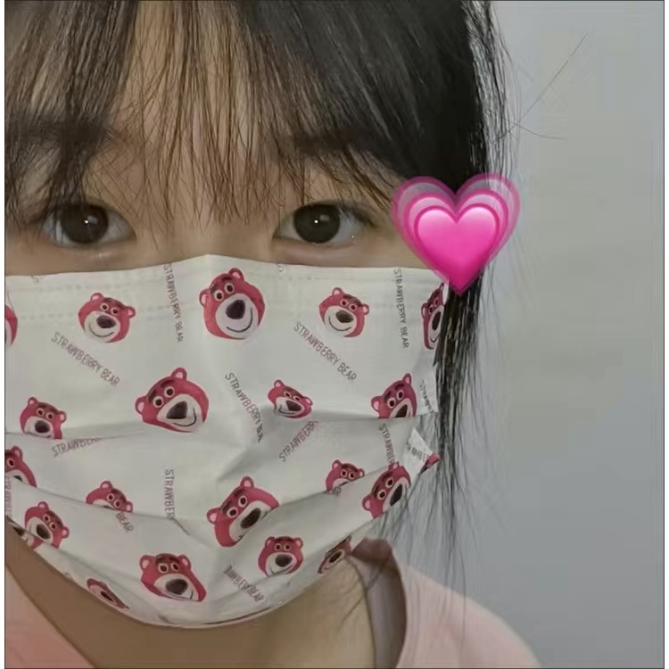 50pcs Adult Women Lady Girl BFE95 3-layers Disposables Face Masks ...