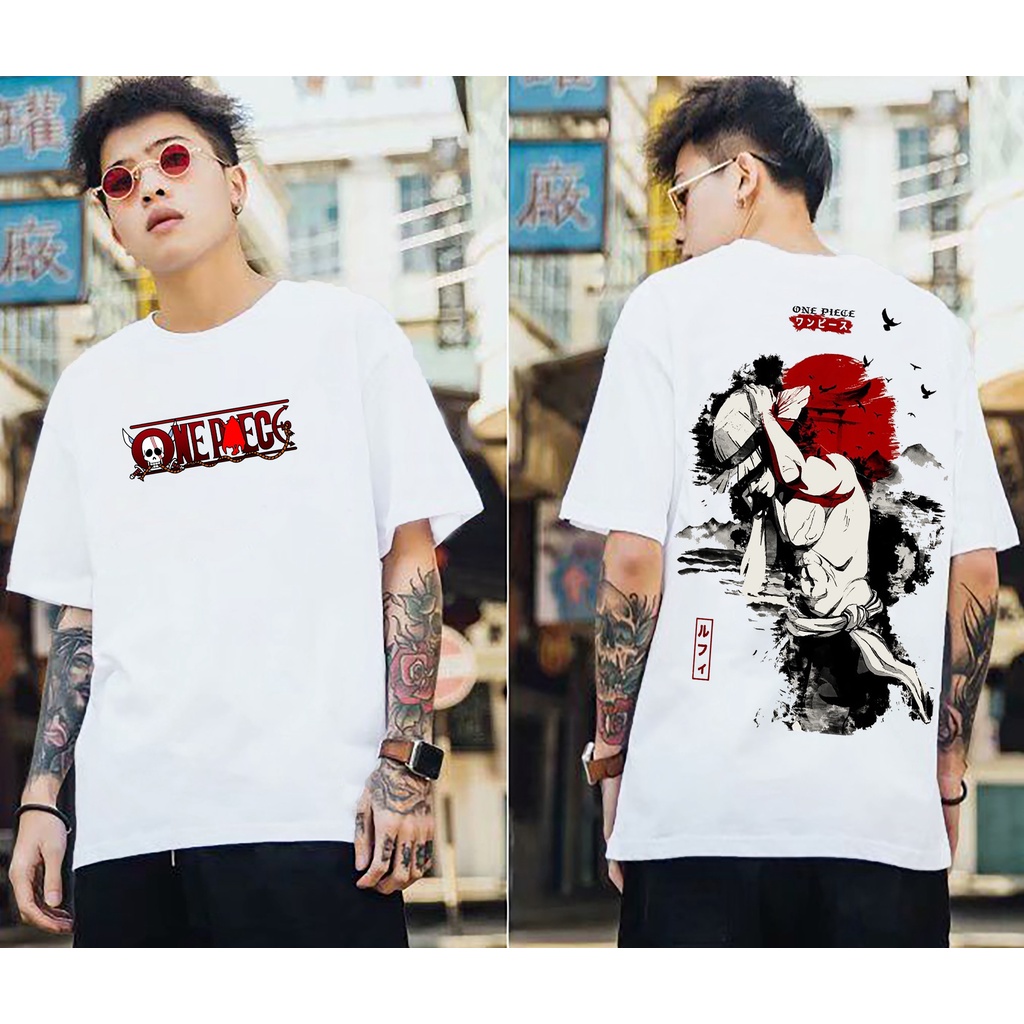 ONEPIECE COTTON T-SHIRT FOR UNISEX TOPS STREET WEAR | Shopee Philippines
