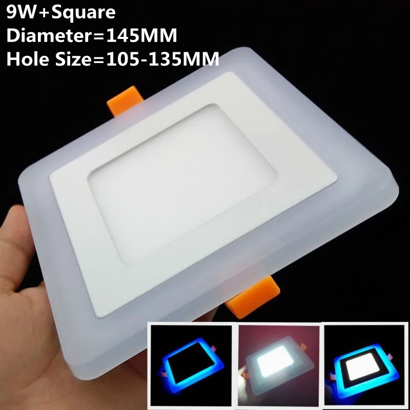 LED Tri Color Pin Light Ceiling Light With Drive 6W/9W Recessed ...