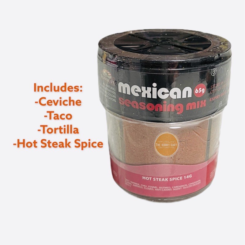 4in1 Barbecue / Herb / Indian Spices Herbs Spice Seasoning Mix by ...