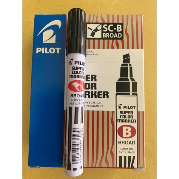 Pilot permanent marker Black Broad | Shopee Philippines