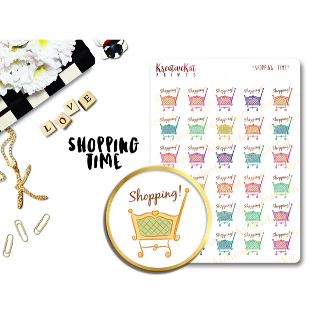 Shopping Time Stickers | Shopee Philippines