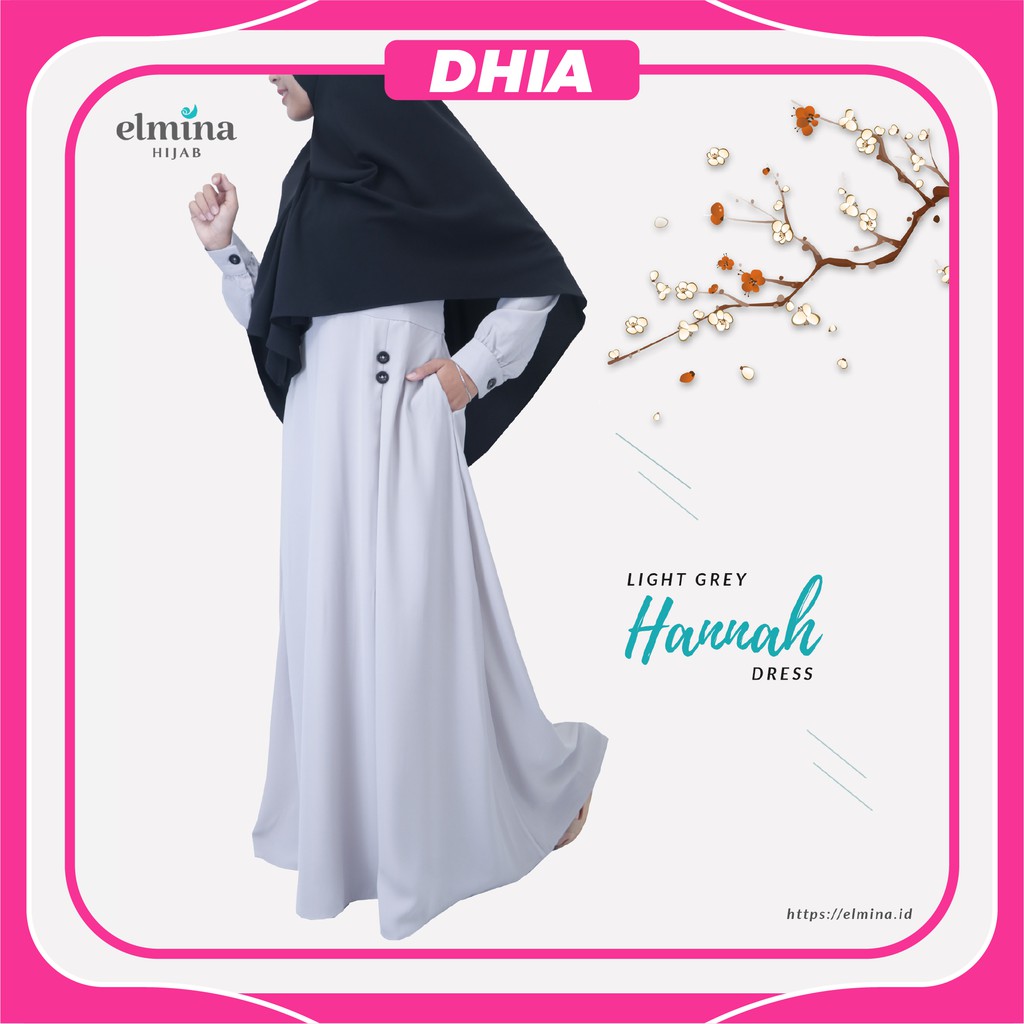 Hannah Elmina Dress Latest Shari Hijab Robe Dress | Muslim Fashion Robe ...