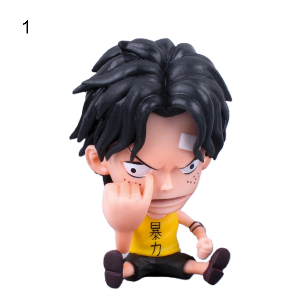 Model Toy Anime One Piece Figure Luffy Roronoa Zoro Sanji PVC Mini ...