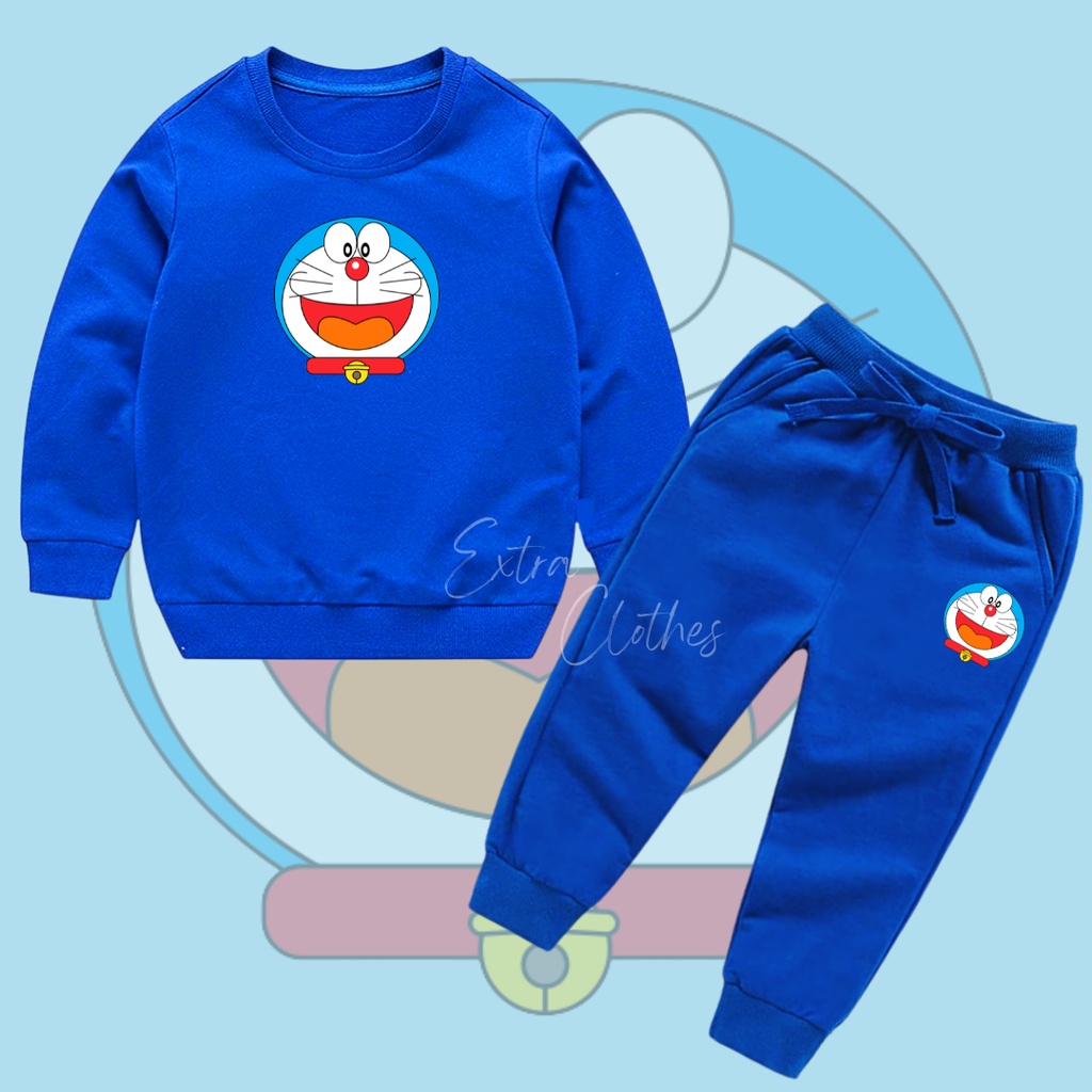 2in1 Terno Doraemon Sweater Pants (0-12 Years Old) | Shopee Philippines