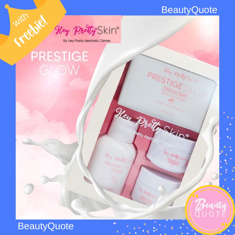 Hey Pretty Skin Prestige Glow Maintenance Set | Shopee Philippines