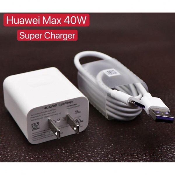 Original 40W 10V 4A Super Charging Fast Charger With 5A Type C Cable Mate 20 Pro Magic 2 P20 P30 ...