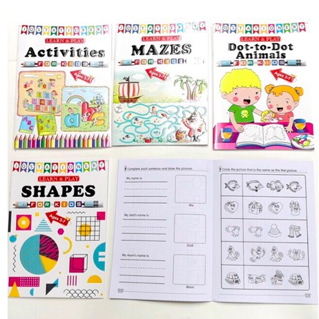Learn & Play Activity Book | Shopee Philippines