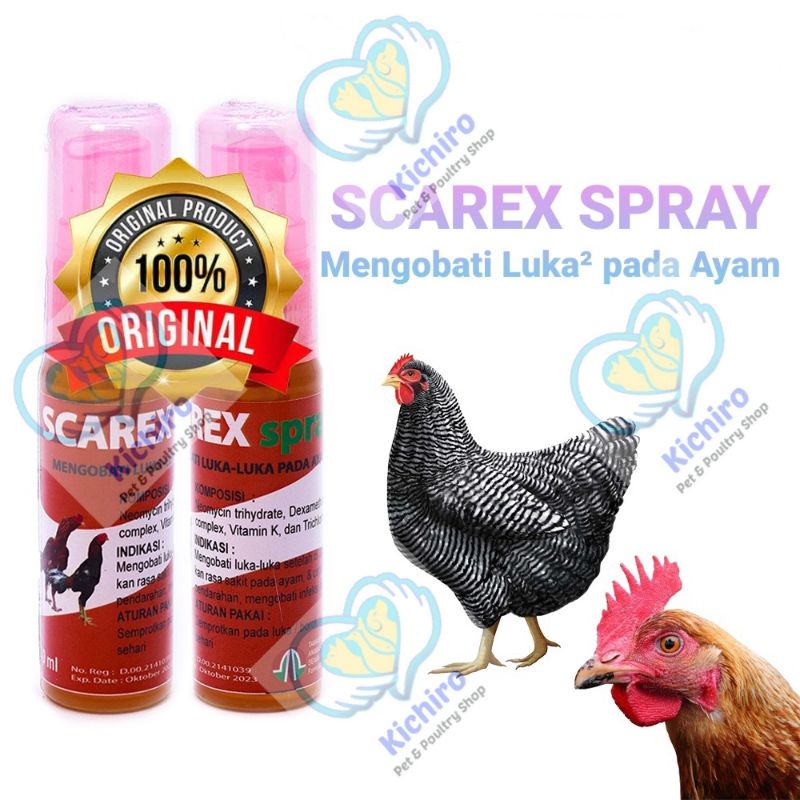 Scarex Spray contains 30 ml Tamasindo Scarek Treats Wounds in Chickens | Shopee Philippines