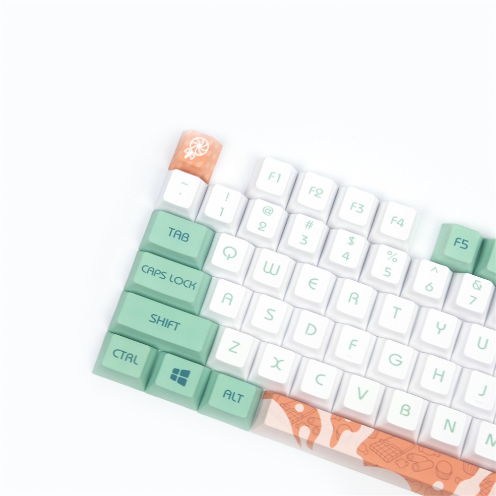 Original Mint Toffee Keycaps Mechanical Keyboard Keycap PBT Key Cap ...