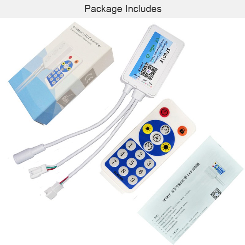 CybXnbada SP601E Bluetooth LED Controller Dual Output Signal Built In ...