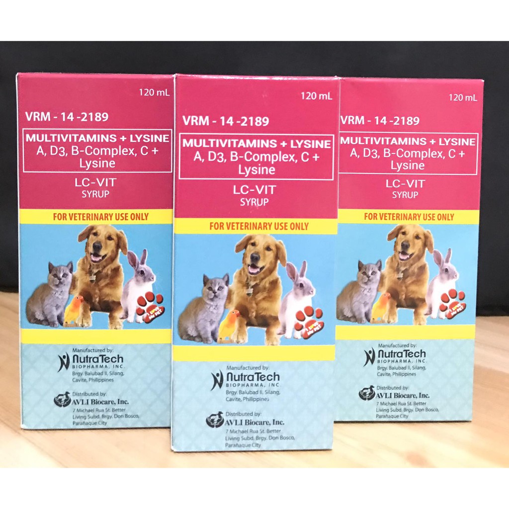 LC VIT for Dogs Pets (120ml) | Shopee Philippines