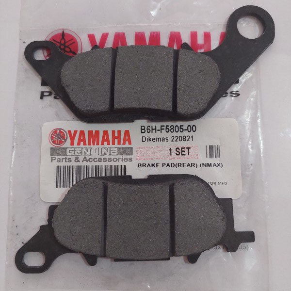 Yamaha NMAX V1/V2 REAR BRAKE PAD /DISC PAD B6H-F5805-00 - Genuine Part ...