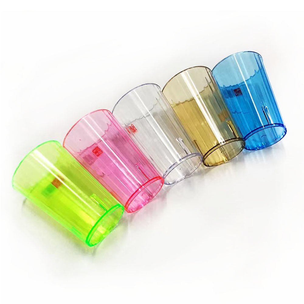 Plastic color water cups simple and fall-resistant home tea restaurant ...